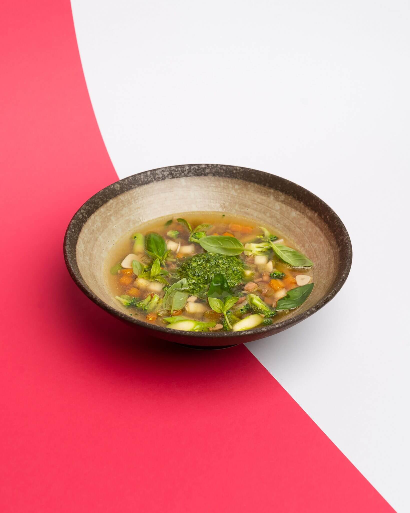 Low Carb Spring Minestrone Soup With Pesto - Mitolo Family Farms