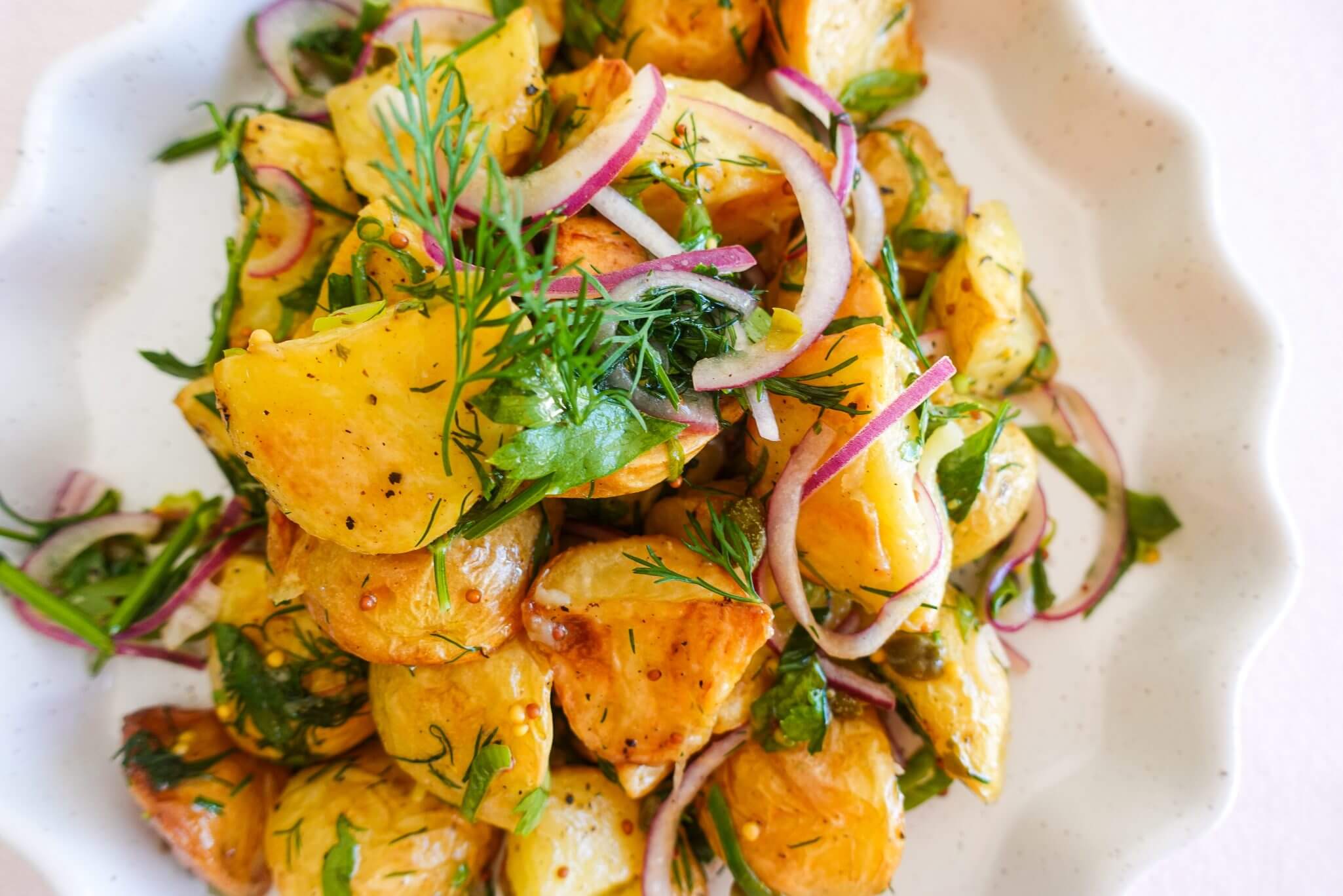 Carisma Crispy Roast Potato Salad - Mitolo Family Farms