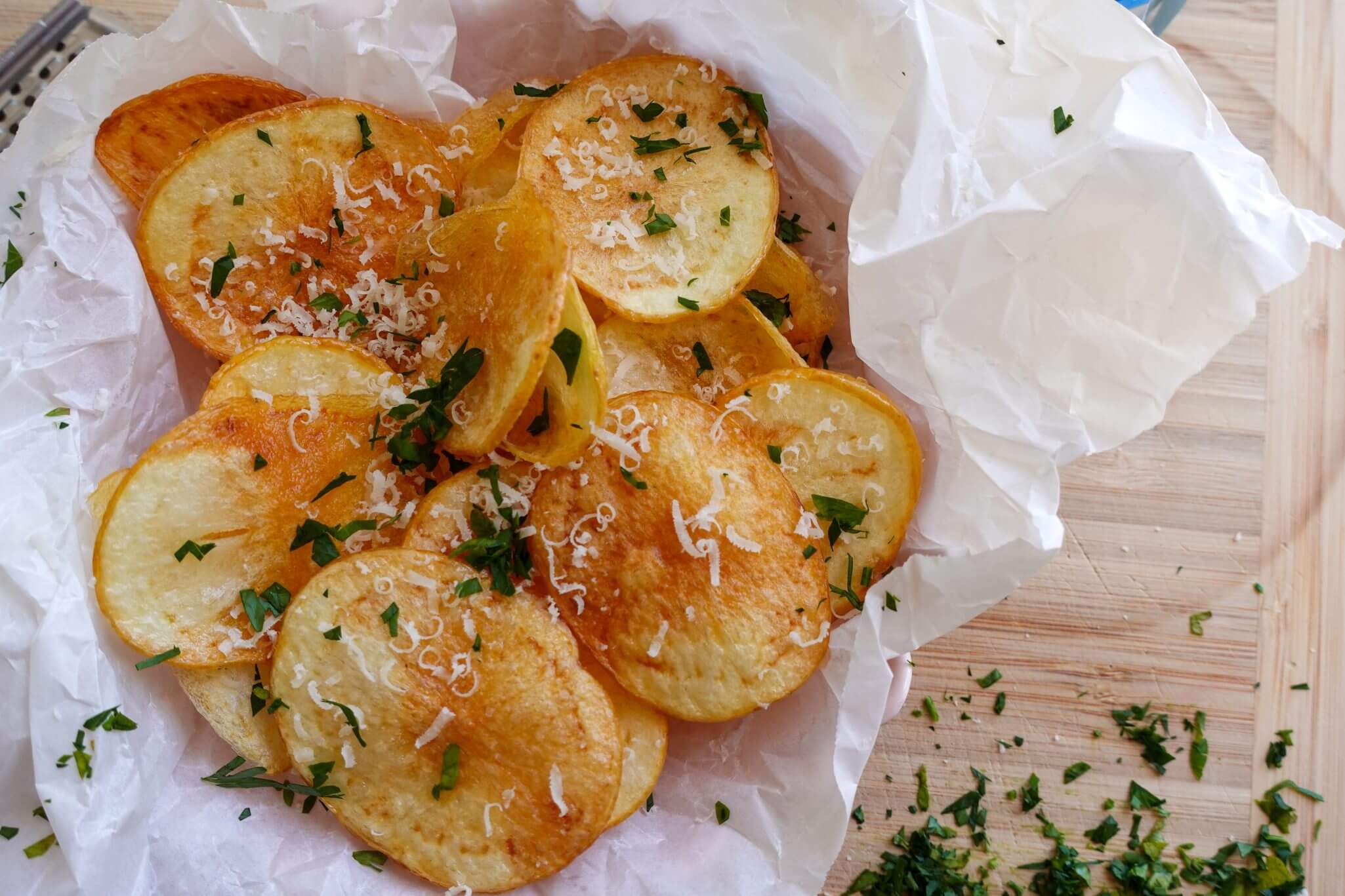 Chipping Potato Truffle Crisps - Mitolo Family Farms